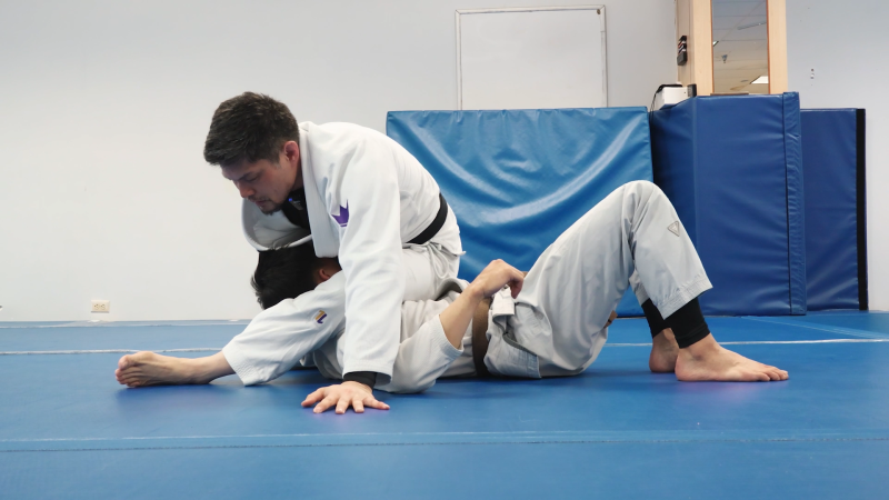 Triangle from Side Control